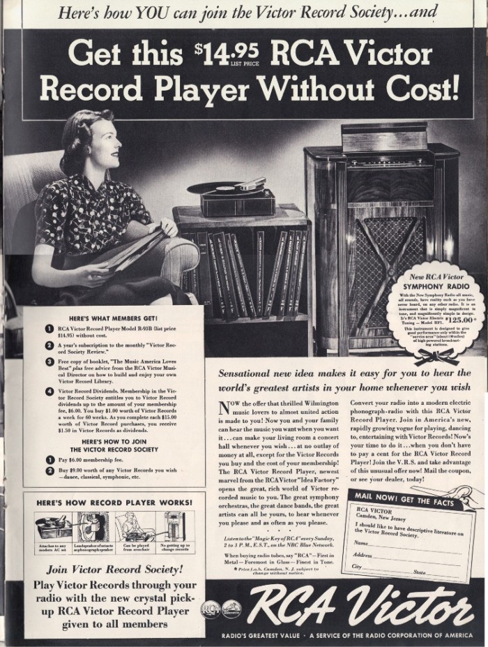 Those RCA Victor Record Player ads... - That Eric Alper