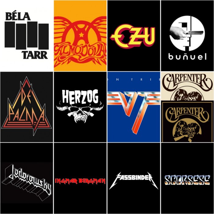 Famous Filmmakers as Recognizable Band Logos Created By NYC's The IFC ...