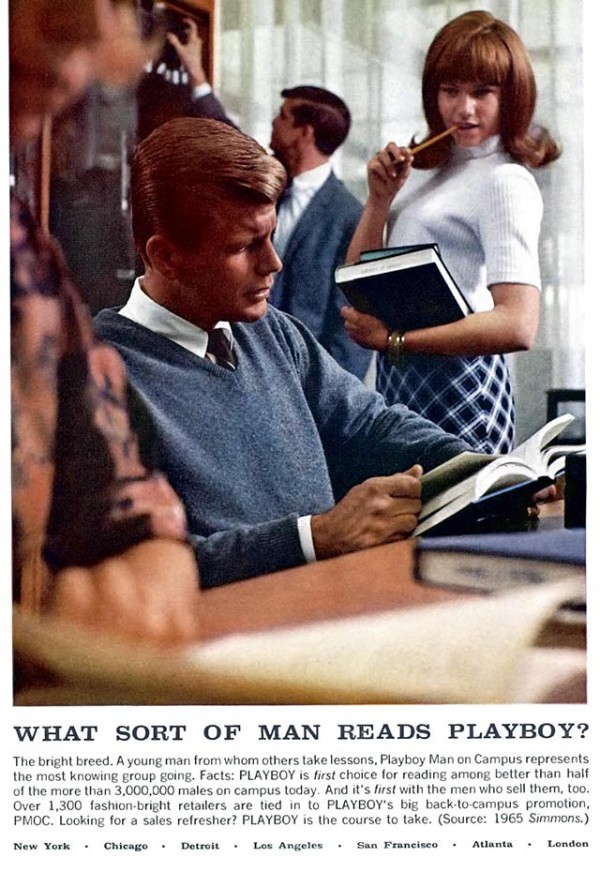 "What kind of man reads Playboy?" ad campaign from 1960s is classic ...