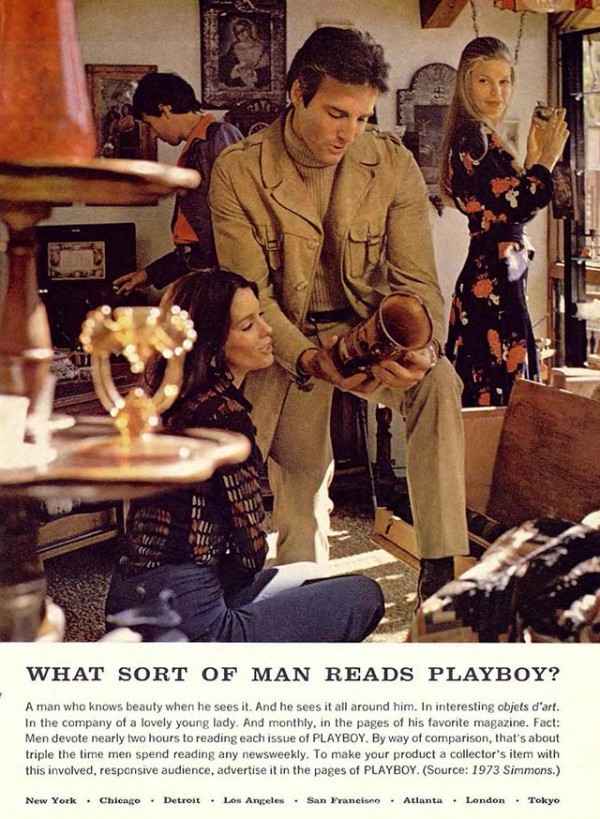 "What kind of man reads Playboy?" ad campaign from 1960s is classic ...