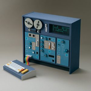 Artist Creates Miniature Papercraft Models Of Early Analog Synthesizers ...