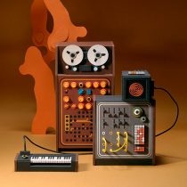 Artist Creates Miniature Papercraft Models Of Early Analog Synthesizers ...