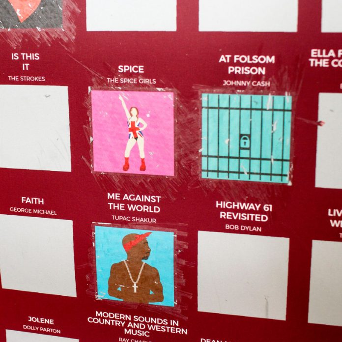 100 Albums Scratch Poster - That Eric Alper