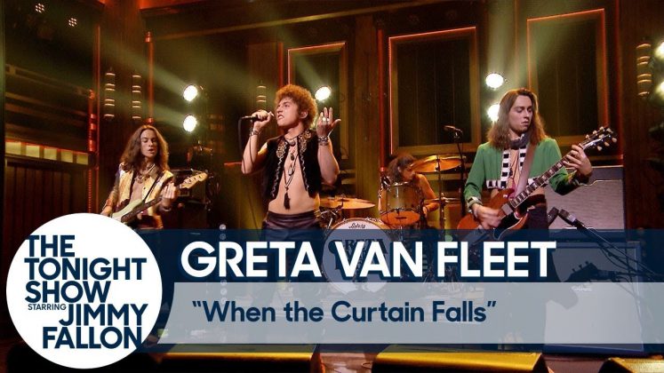 Greta Van Fleet Gets Standing Ovation Performing "When the Curtain ...