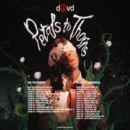 D4VD Announces Upcoming EP 'Petals To Thorns' And North American Tour ...