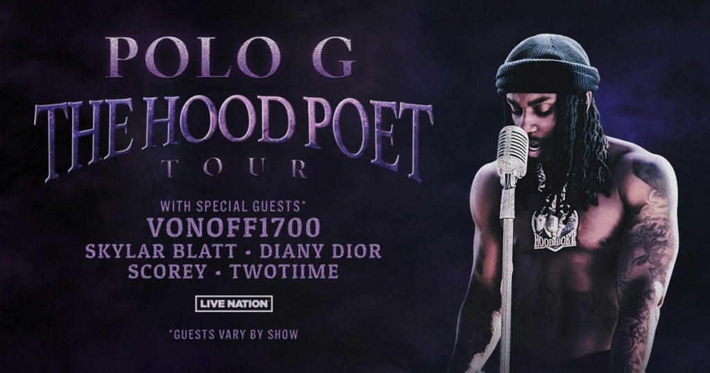 Polo G Announces 'The Hood Poet' 2024 Tour - That Eric Alper