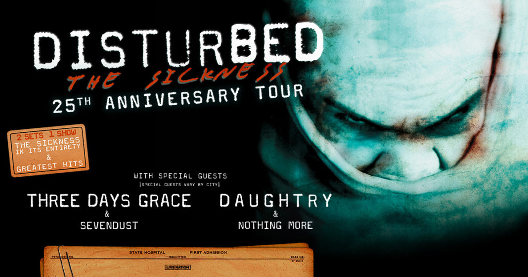 Disturbed Announces 34-Date The Sickness 25th Anniversary Tour In North ...