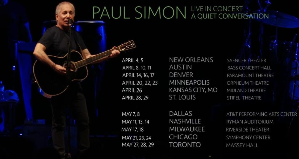 Paul Simon Announces "A Quiet Celebration Tour" With Intimate 2025 ...