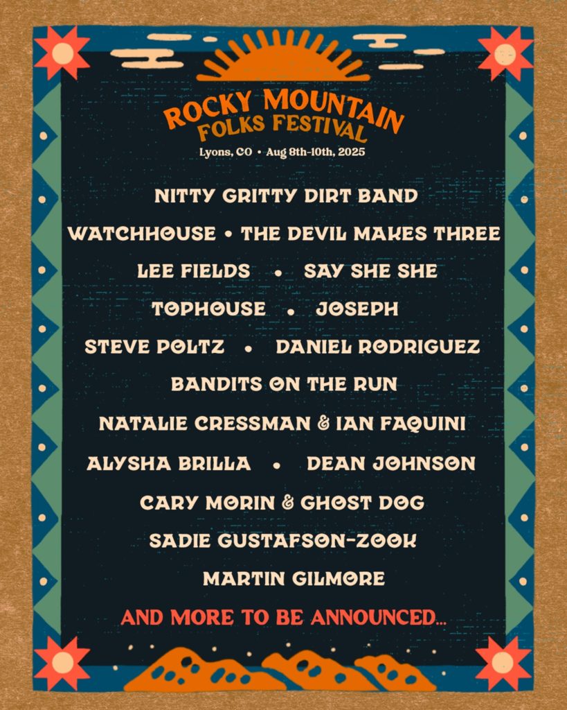 Rocky Mountain Folks Festival 2025: Full Lineup Announced Including ...