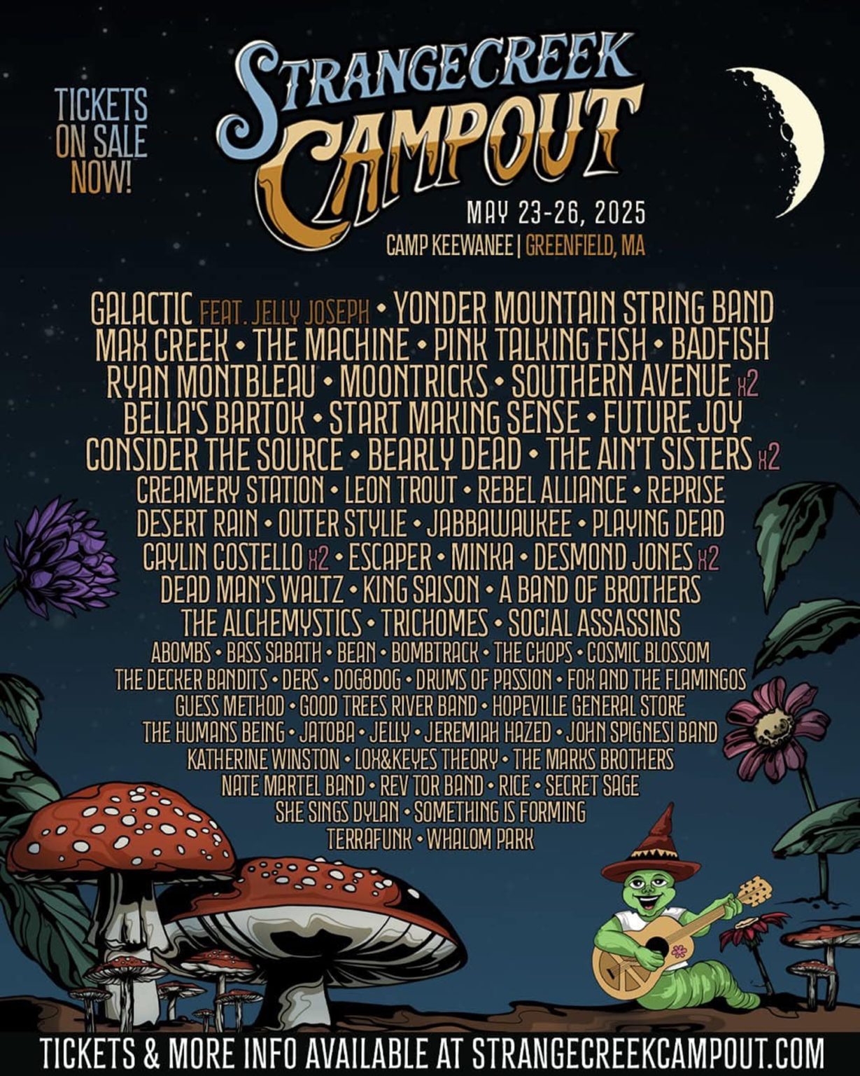 StrangeCreek Campout 2025 Announces Lineup Featuring Galactic, Yonder ...