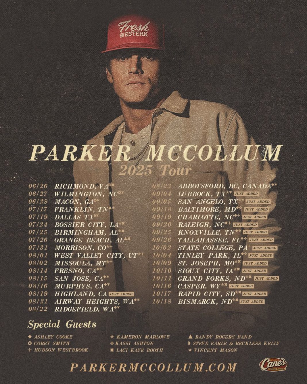 Parker McCollum Announces Fall 2025 Tour Dates, Bringing His High ...