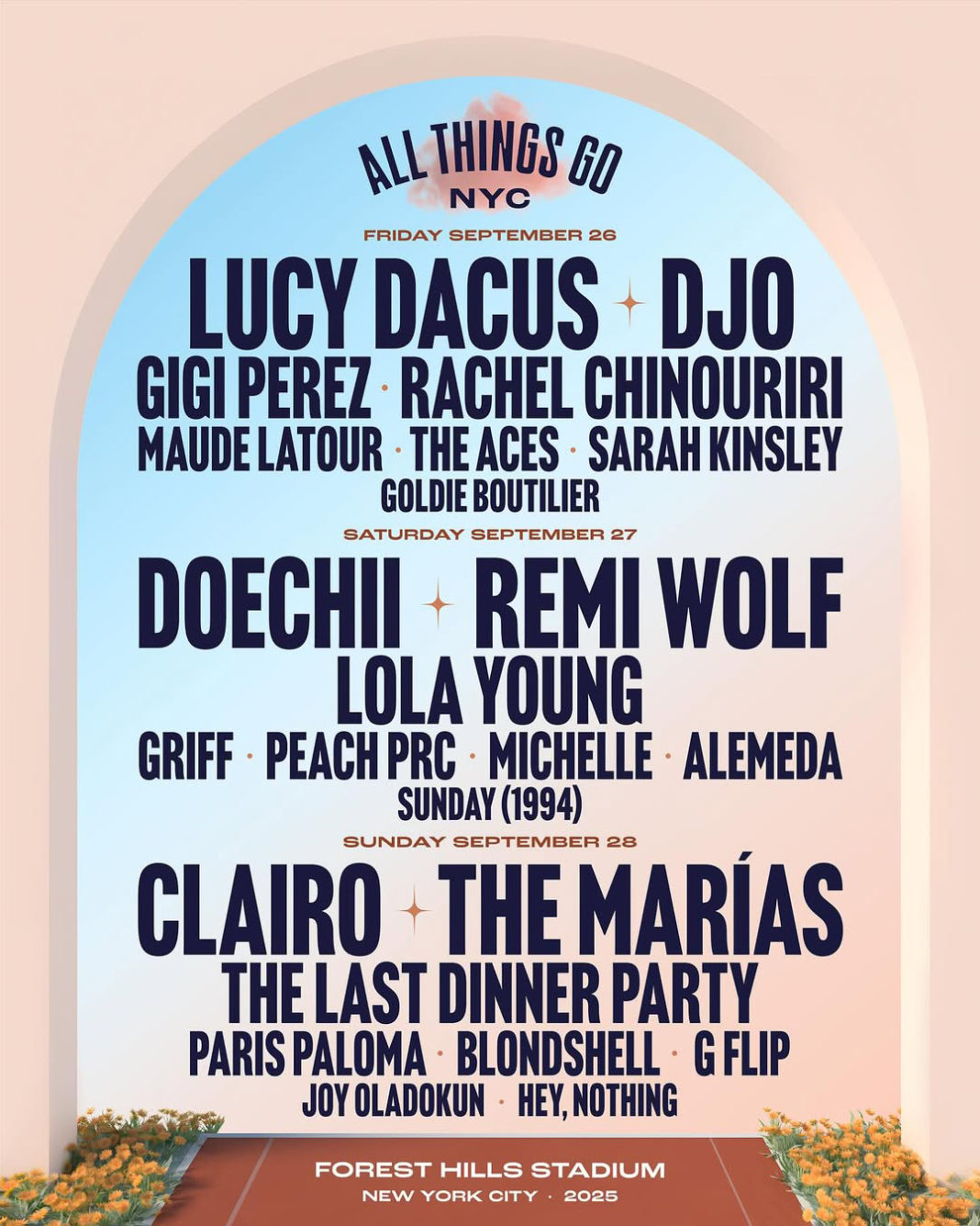 All Things Go Festival 2025 Announces Forest Hills Lineup Featuring ...
