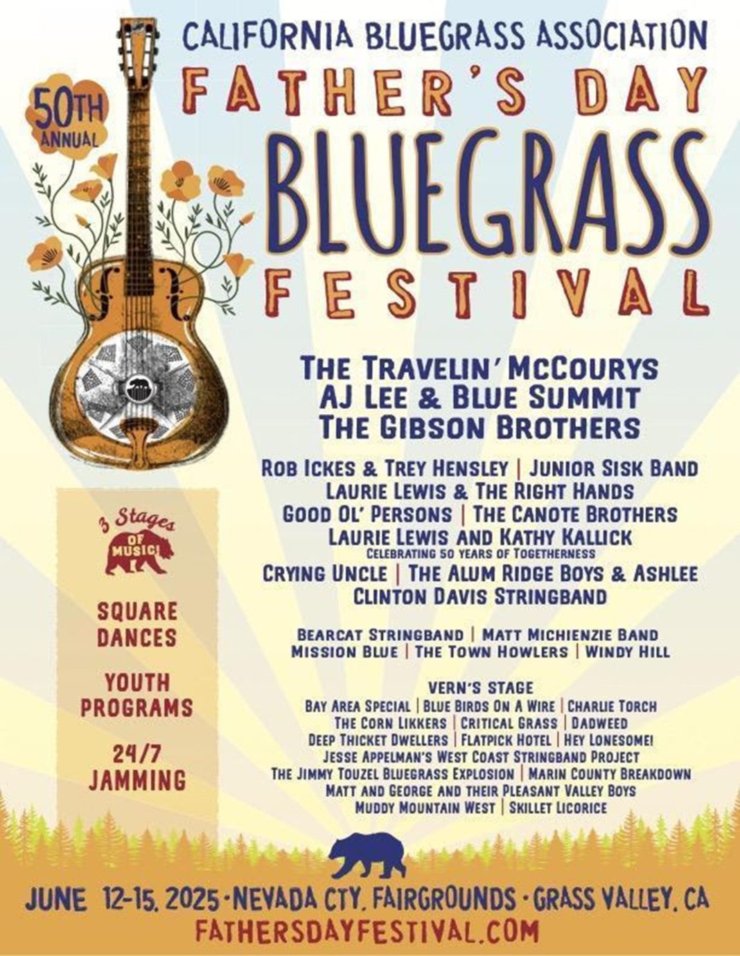 California Bluegrass Association Unveils Stage Lineup for 50th Father’s ...