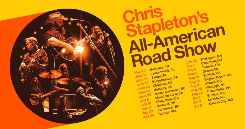 Chris Stapleton Expands All-American Road Show With Over 20 New Dates ...