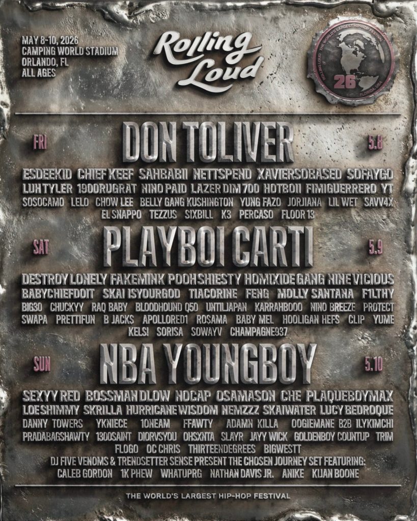 Rolling Loud Orlando 2026 Ushers In A New Era With Playboi Carti ...