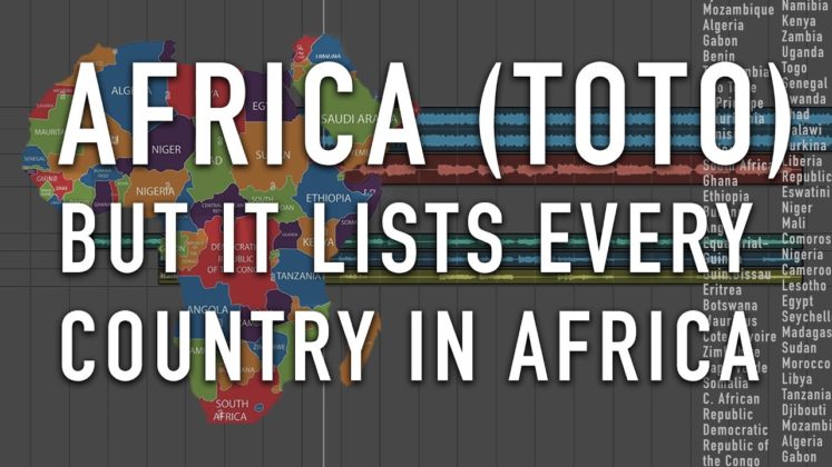 There I Ruined It Maps Toto Classic "Africa" Country By Country - That ...